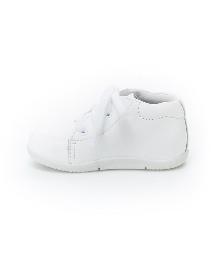 Stride Rite Toddler Boys SRTech Elliot White Leather Sneakers - Macy's