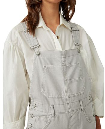 Free People Ziggy Cotton Denim Overalls - Macy's