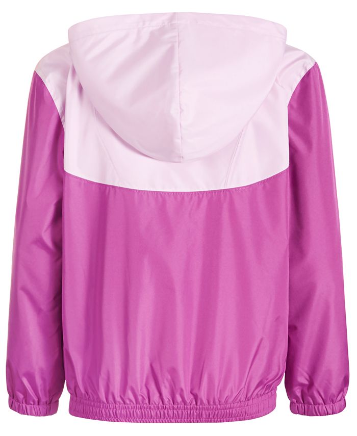 Id Ideology Big Girls Colorblocked Hooded Windbreaker Created For Macy