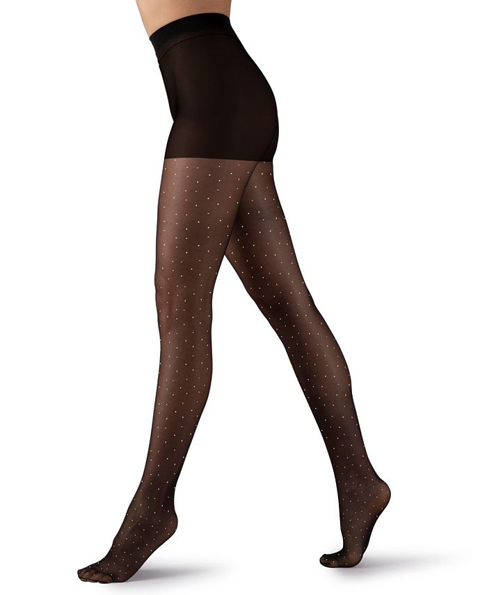 LECHERY Women's European Made Mini Dot Tights - Macy's