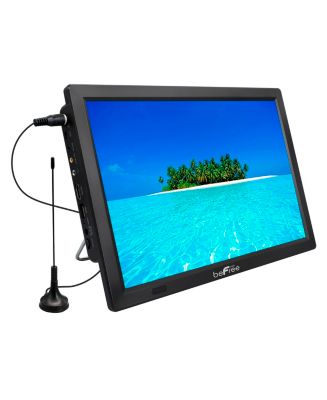 beFree Sound Portable Rechargeable 14 Inch LED TV with HDMI, SD/MMC ...