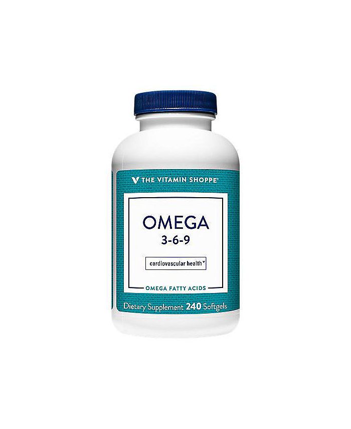 The Vitamin Shoppe Omega 3-6-9 Essential Fatty Acids - Supports ...