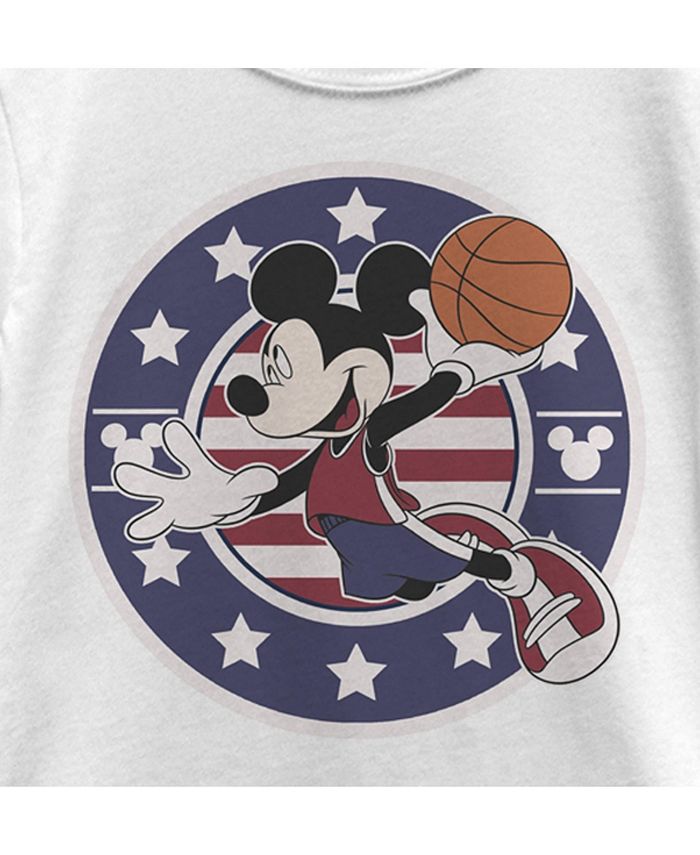Disney Girl's Mickey & Friends Mickey Mouse Basketball Dunk Child T ...