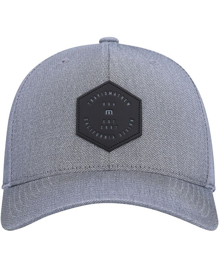 Travis Mathew Men's Heather Gray Dopp Flex Hat - Macy's