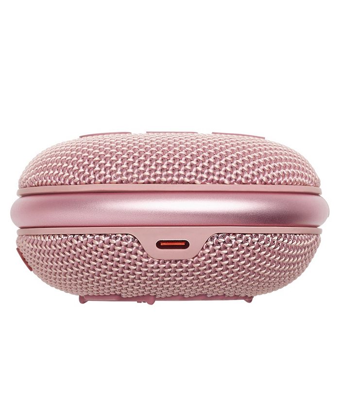 JBL Clip 4 Portable Bluetooth Speaker - Pink - Macy's