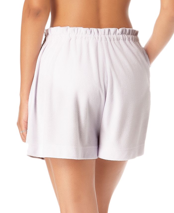 Anne Cole Women's Easy Terry Shorts Swim Cover-Up - Macy's