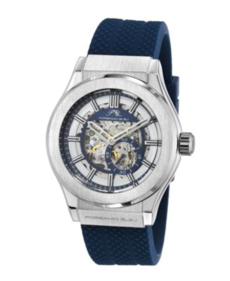 Porsamo Bleu Men's Cruz Automatic Silicone Strap Watch 1222BCRR - Macy's