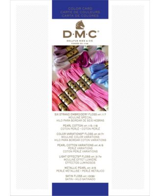 DMC Needlework Threads Printed Color Card - Macy's
