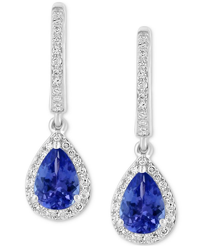 EFFY Collection EFFY® Tanzanite (1-1/6 ct. t.w.) & Diamond (1/4 ct. t.w ...
