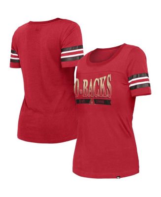 Women's New Era Red Arizona Diamondbacks Team Stripe T-shirt - Macy's