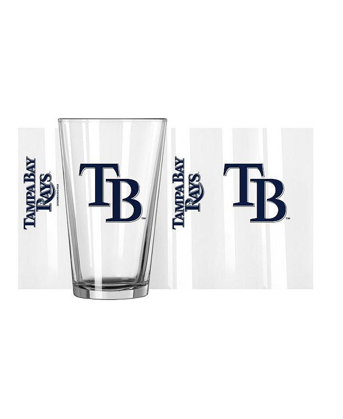Logo Brands Tampa Bay Rays 16 Oz Team Wordmark Game Day Pint Glass - Macy's