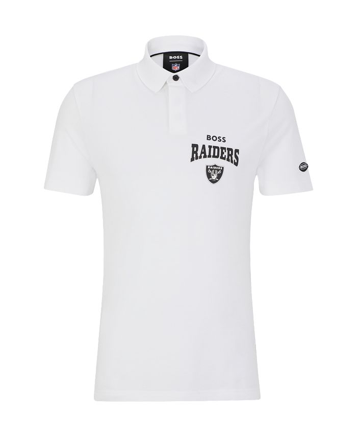Hugo Boss BOSS by Hugo Boss x NFL Men's Las Vegas Raiders Polo Shirt ...