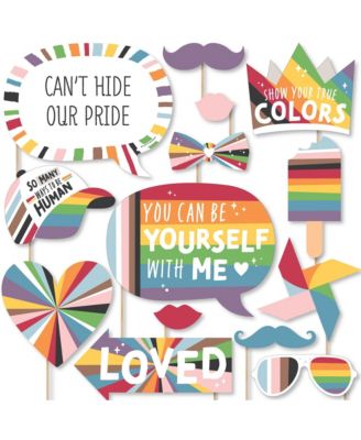 Big Dot of Happiness So Many Ways to Be Human Pride Party Photo Booth ...