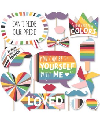 Big Dot of Happiness So Many Ways to Be Human Pride Party Photo Booth ...