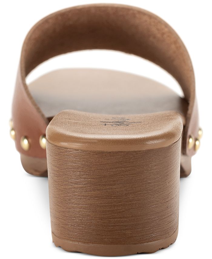 Style & Co Deviee Studded Platform Slide Dress Sandals, Created for ...