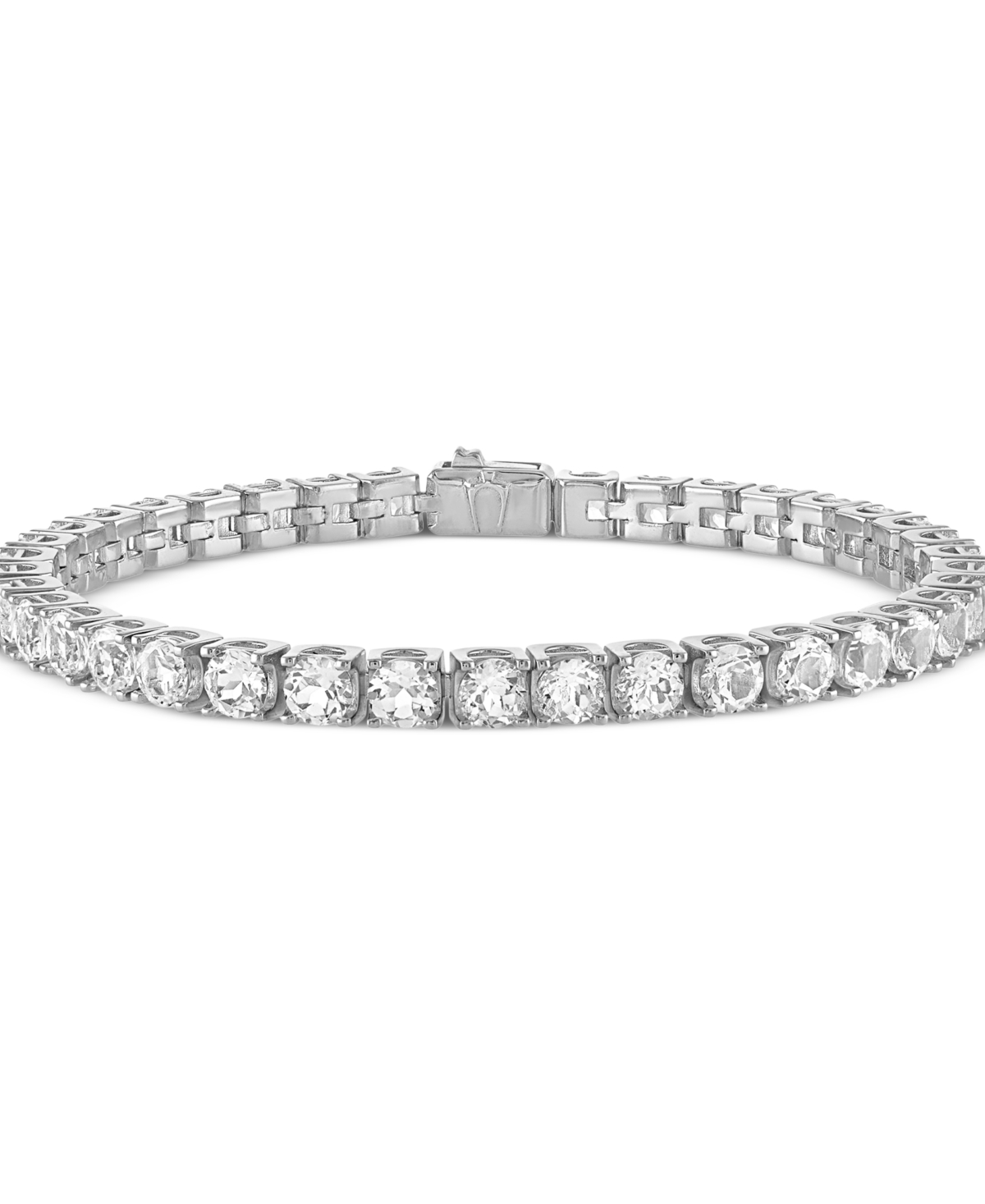 Click here for Bulova Mens Icon White Topaz (1/10 ct. t.w.) Tenni... prices