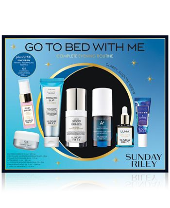 Sunday Riley 7-Pc. Go To Bed With Me Complete Evening Routine Skincare ...