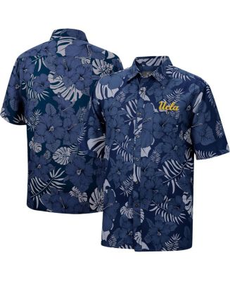 Men's Colosseum Blue UCLA Bruins The Dude Camp Button-Up Shirt - Macy's