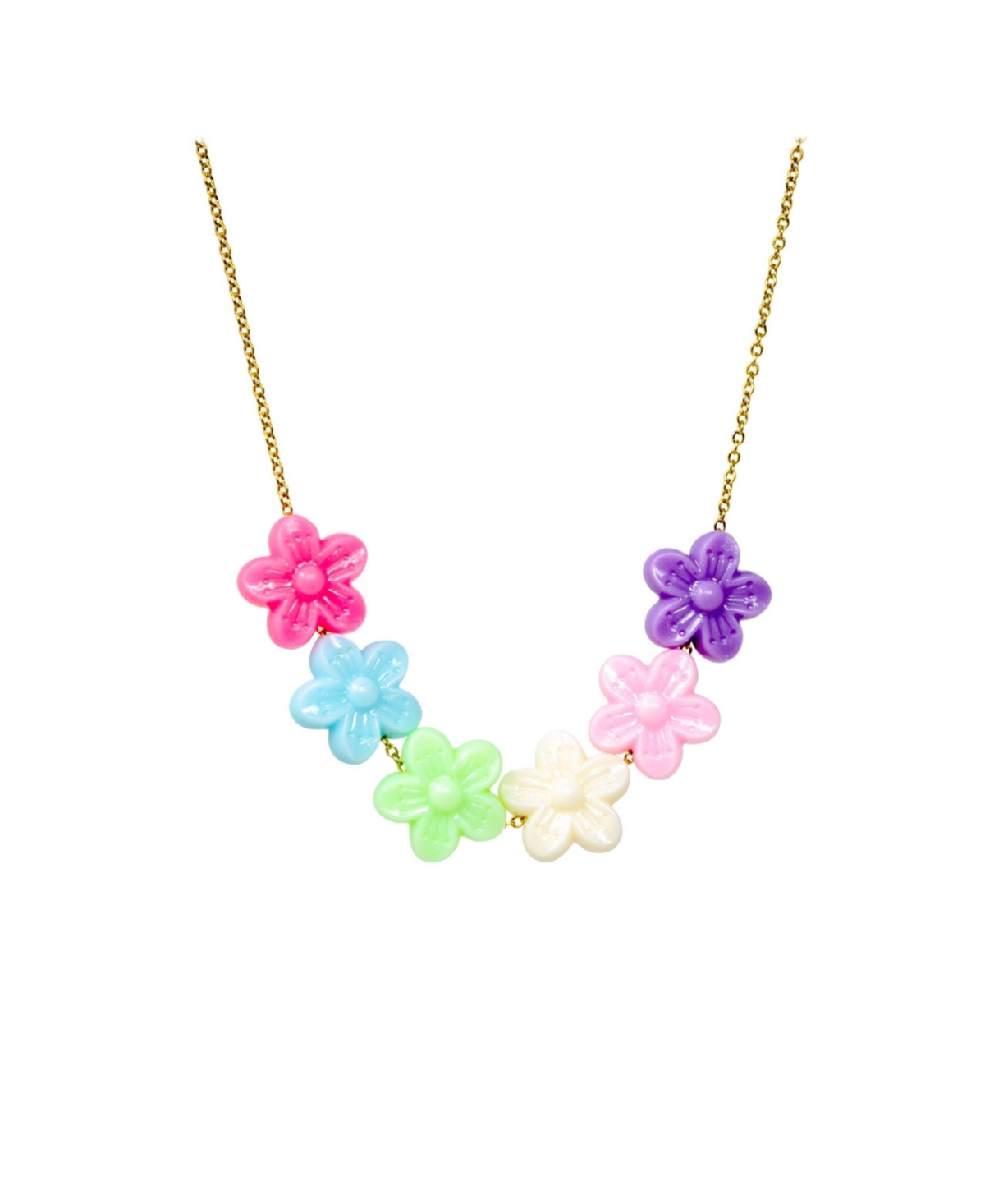 Click here for Zomi Gems Girls Jumbo Daisy Charm Necklace - Gold prices