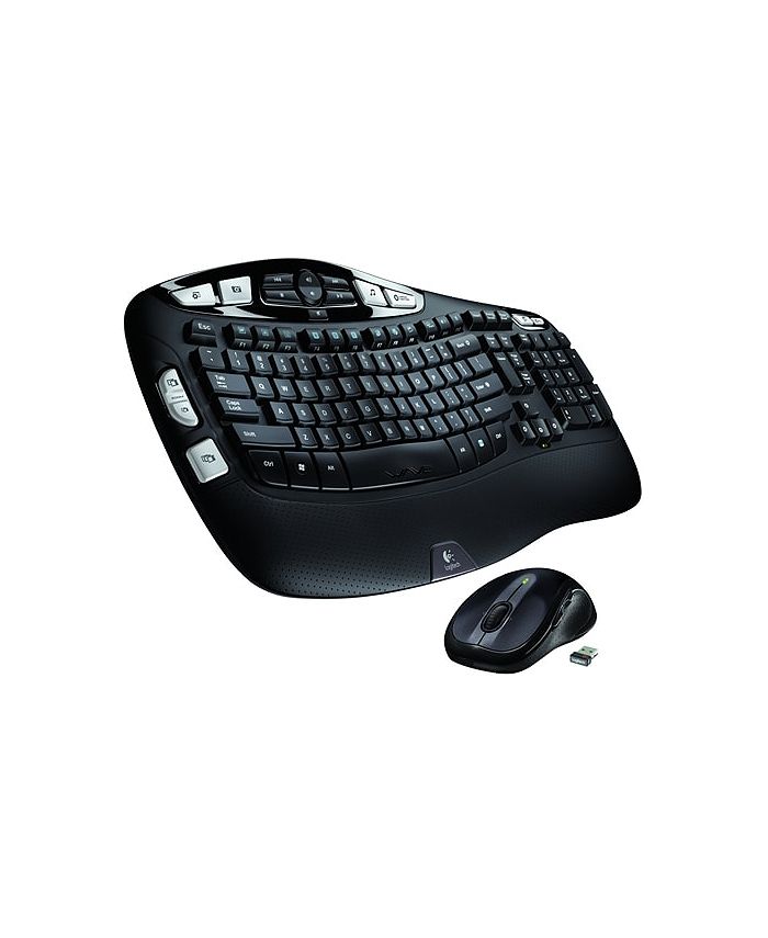 Logitech MK550 Wireless Wave Combo with Keyboard and Mouse - Macy's