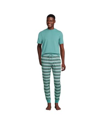 Lands' End Men's Knit Jersey Pajama Sleep Set - Macy's