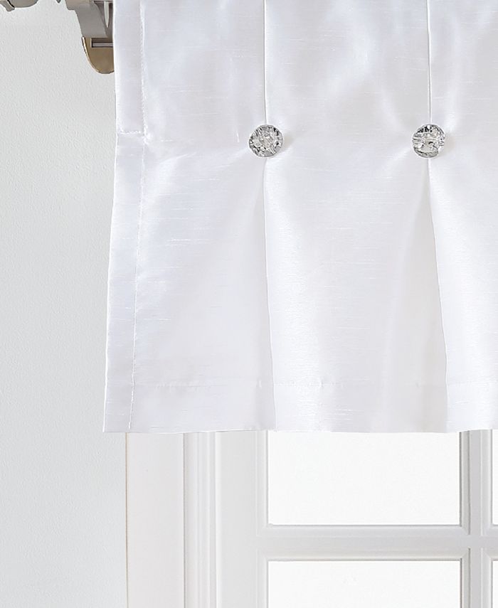 Peri Home Gemstone Single Valance Lined, 32" x 18" - Macy's