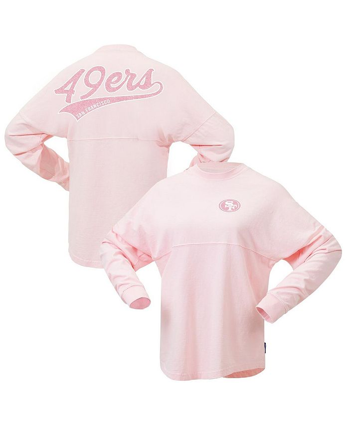 Fanatics Women's Pink San Francisco 49ers Millennial Spirit Jersey T ...