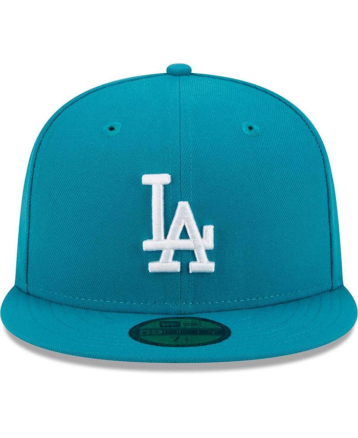 New Era Men's Turquoise Los Angeles Dodgers 59FIFTY Fitted Hat - Macy's