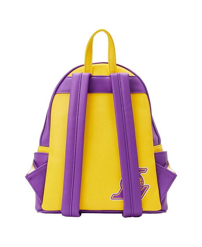Loungefly Men's and Women's Los Angeles Lakers Patches Mini Backpack ...