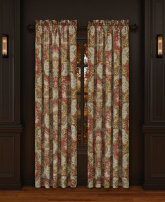 J Queen New York Sayre Window Panel Pair, 84" x 50" - Macy's