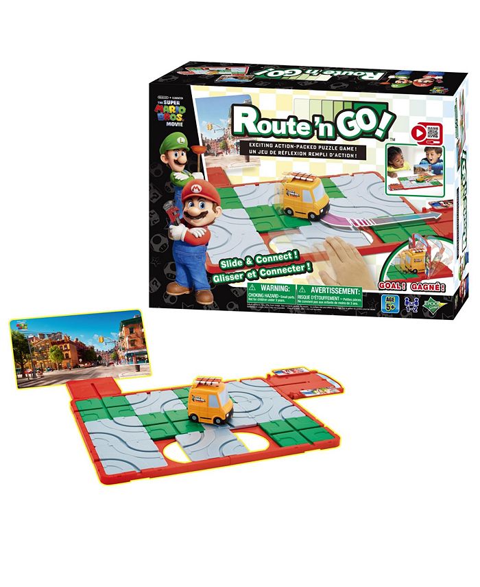 SUPER MARIO Route N Go, Tabletop Skill and Action Game with Collectible ...
