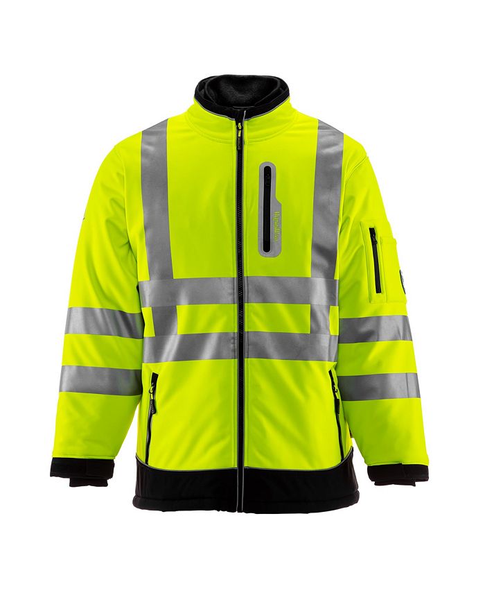 RefrigiWear Men's Insulated HiVis Extreme Softshell Jacket with ...