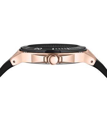 Versus Versace Men's Three-Hand Date Quartz Versus Reaction Black ...