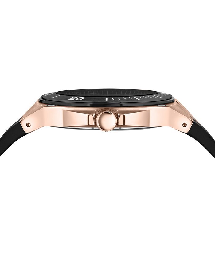 Versus Versace Men's Three-Hand Date Quartz Versus Reaction Black ...