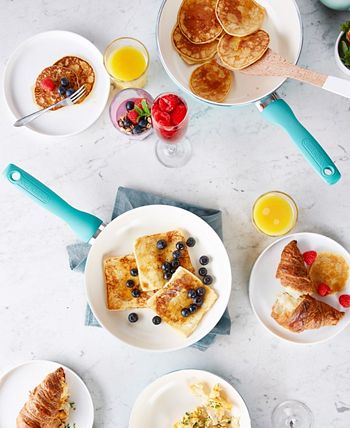 GreenPan Rio Ceramic Nonstick Cookware Set, 16 Piece - Macy's