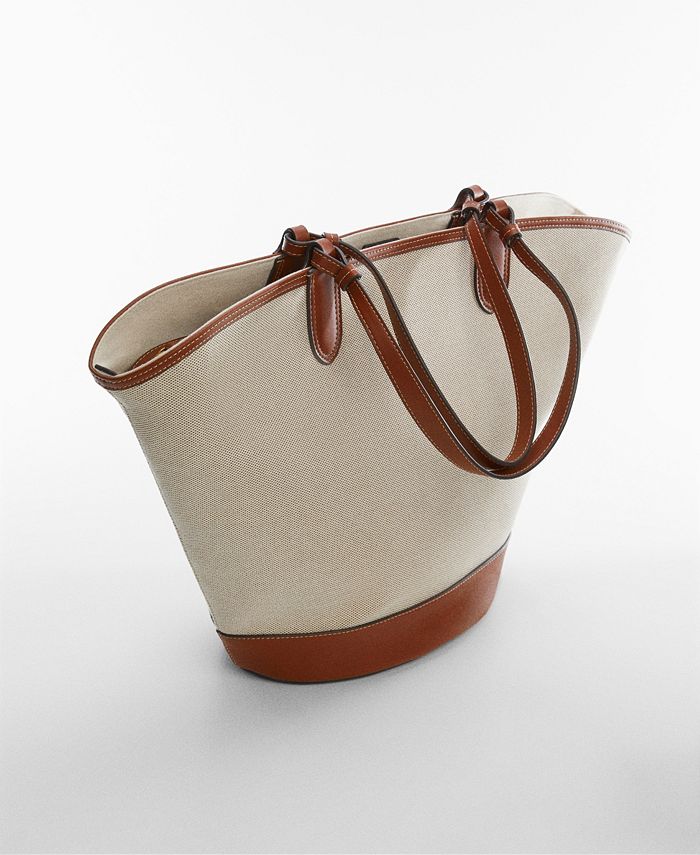 MANGO Women's Combined Shopper Handbag - Macy's