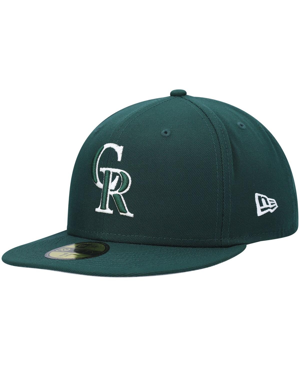 Click here for Mens New Era Green Colorado Rockies White Logo 59F... prices