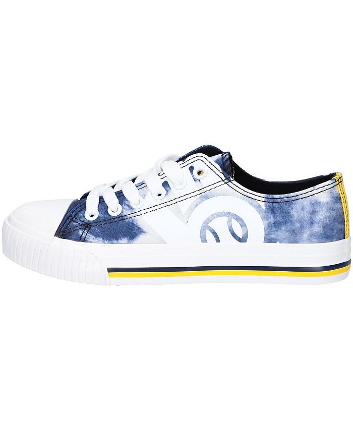 FOCO Women's Milwaukee Brewers Tie-Dye Canvas Shoe - Macy's