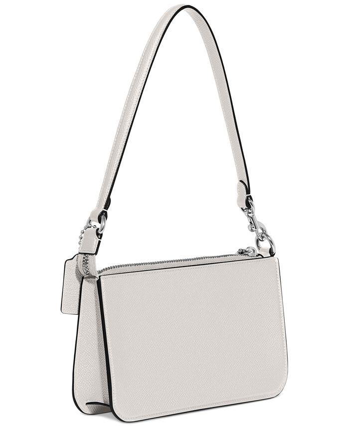 COACH Small Pouch Crossgrain Leather Shoulder Bag - Macy's