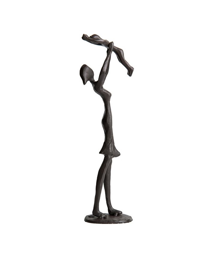 Danya B Proud Mother Lifting Child Up Contemporary Iron Sculpture ...
