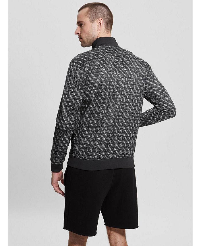 GUESS Men's Korbin Long Sleeve Track Jacket - Macy's