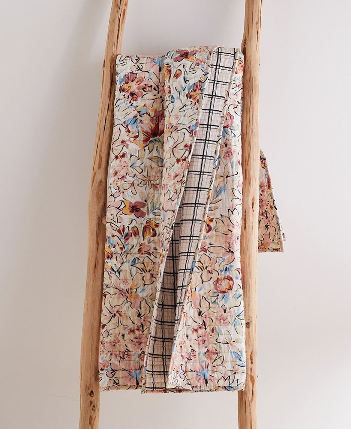 Levtex Leonora Reversible Quilted Throw, 50" x 60" - Macy's