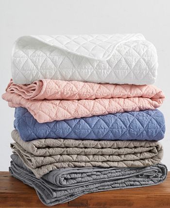 Levtex Homthreads Rowan Reversible Quilted Throw, 50" x 60" - Macy's