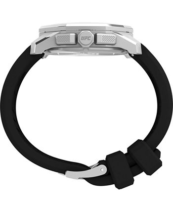 Timex UFC Men's Quartz Icon Red Silicone Watch 45mm and Strap Gift Set ...