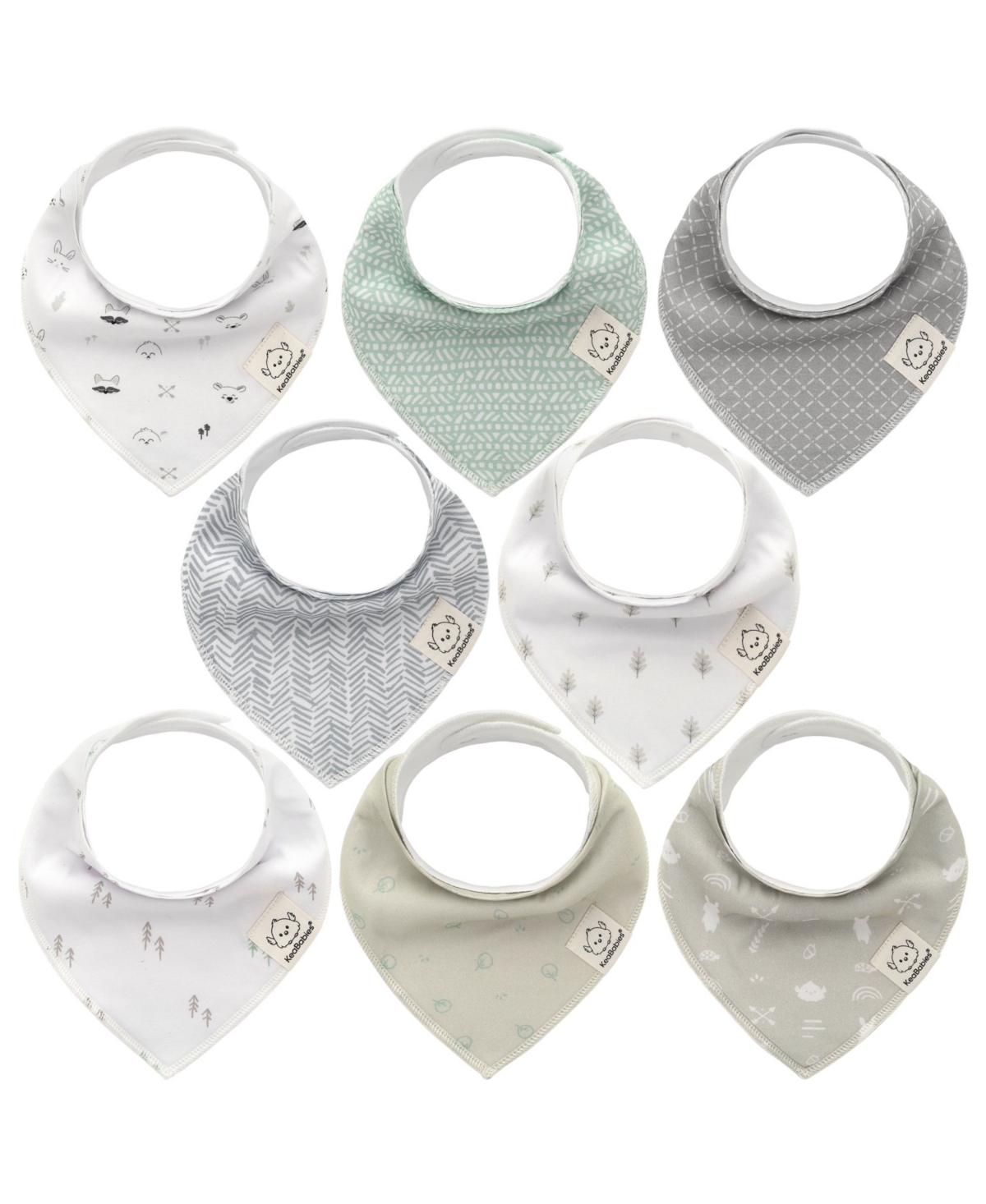 Click here for KeaBabies 8pk Baby Bandana Bibs  Baby Drool Bibs f... prices