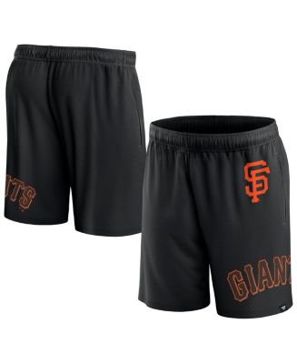 Men's Fanatics Black San Francisco Giants Clincher Mesh Shorts - Macy's