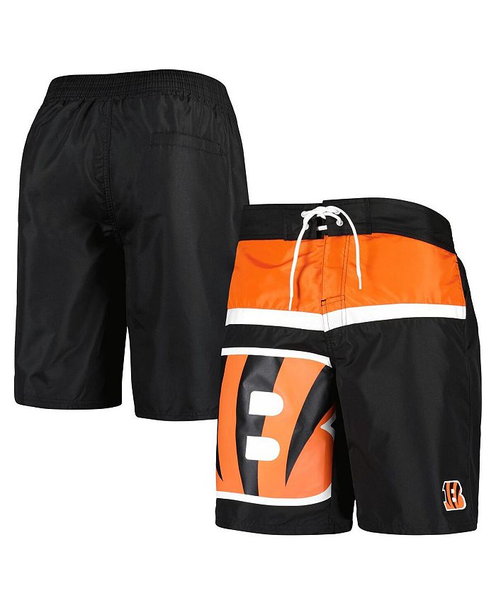 G-III Sports by Carl Banks Men's Black Cincinnati Bengals Sea Wind Swim ...