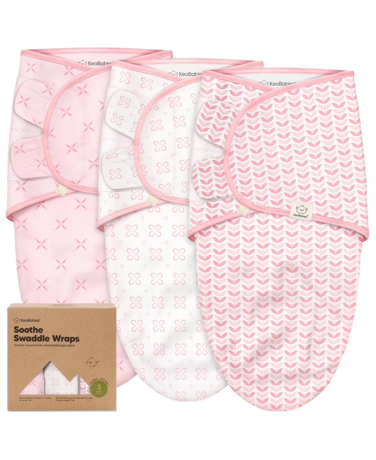 Click here for KeaBabies 3pk Soothe Baby Swaddle  Organic Baby Sw... prices