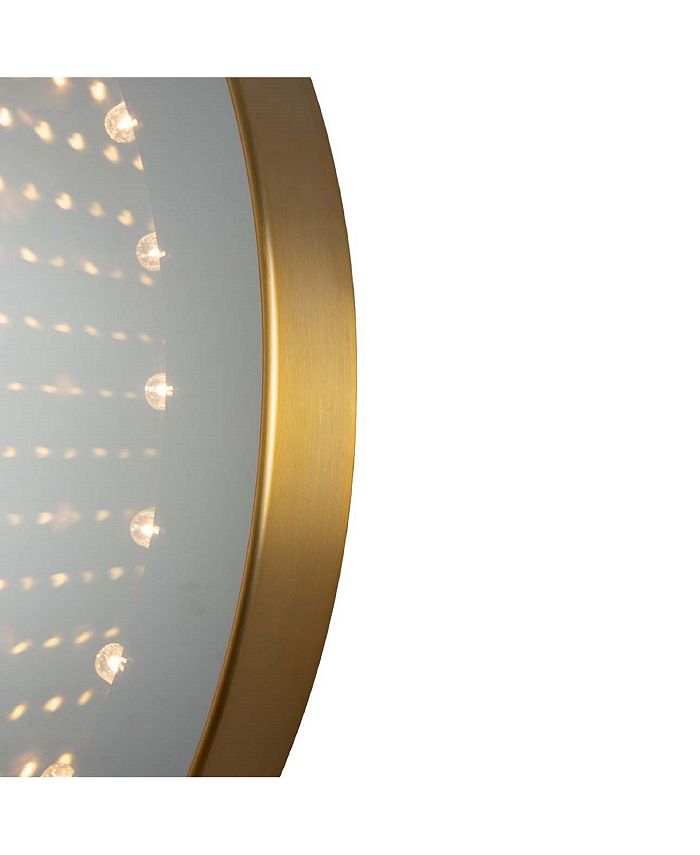 Nova Lighting Nova of California 36" Polishes Chrome Carnival Round LED ...