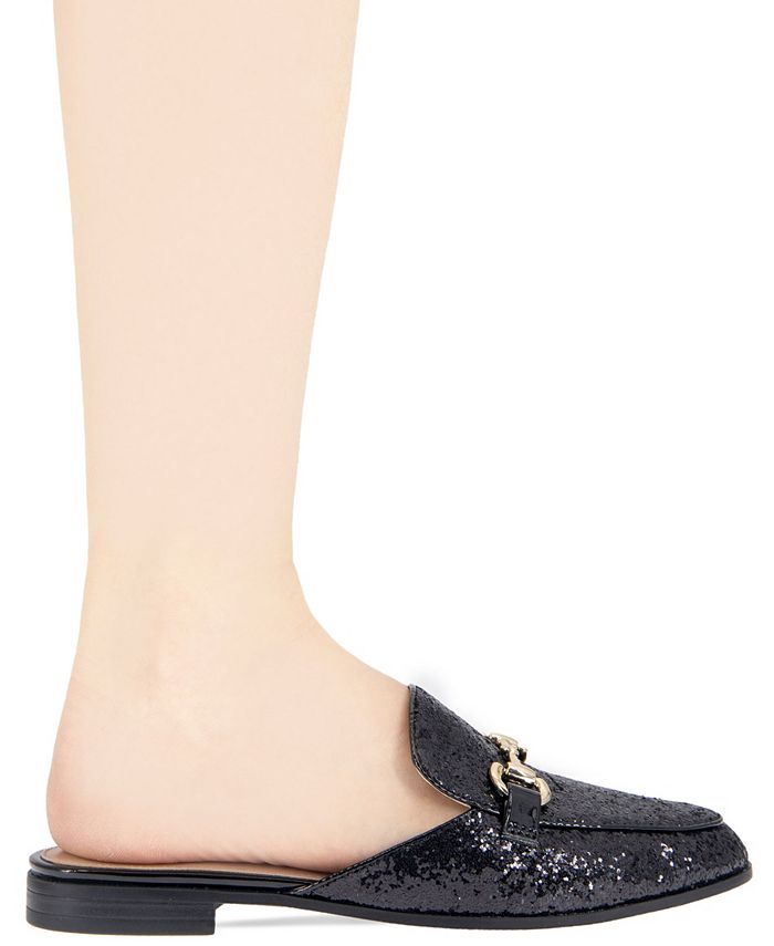 BCBGeneration Women's Zorie Tailored Slip-On Loafer Mules - Macy's